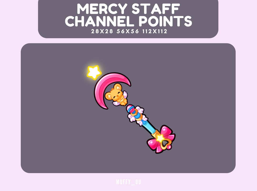 Mercy Mythic Staff Channel Points Overwatch 2 Dokiwatch | for Twitch ...