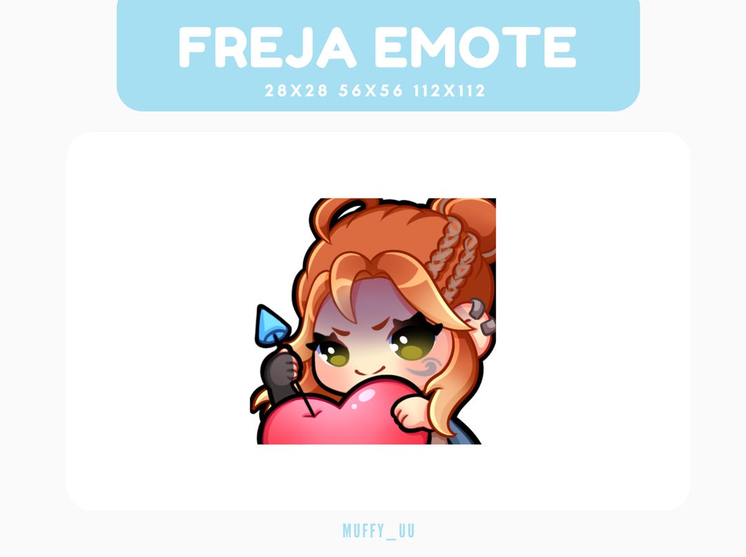 Overwatch Freja Emote | for Twitch, Discord, Youtube - Etsy