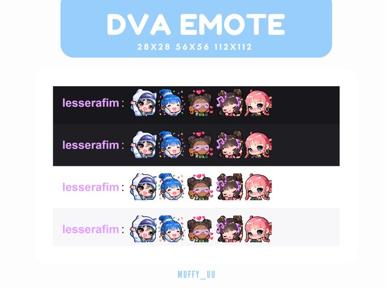 Overwatch Dva Kpop Emote | for Twitch, Discord, Youtube - Etsy