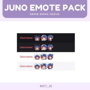 Overwatch Pack Juno Chibi Emotes | for Twitch, Discord, Youtube - Etsy