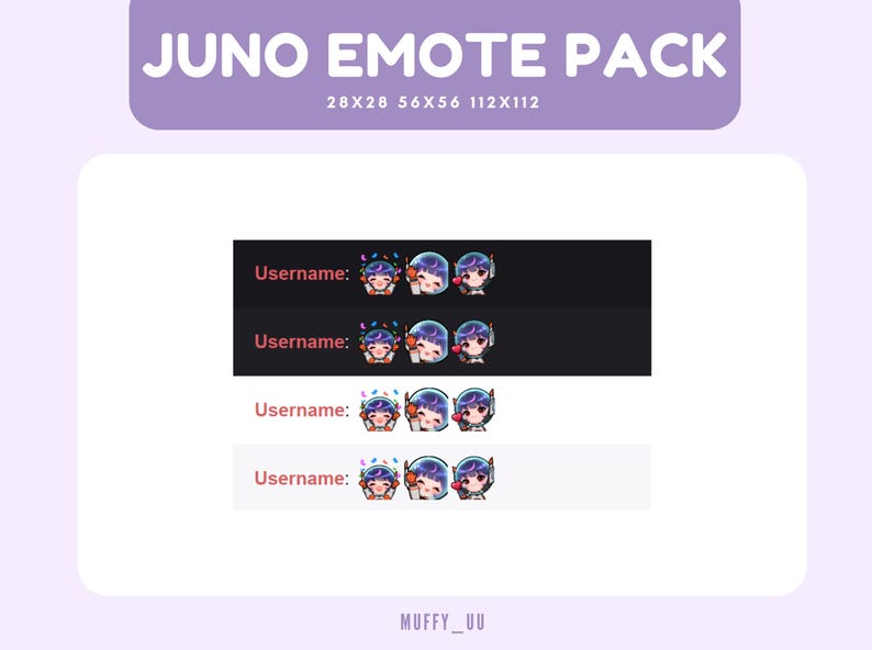 Overwatch Pack Juno Chibi Emotes | for Twitch, Discord, Youtube - Etsy