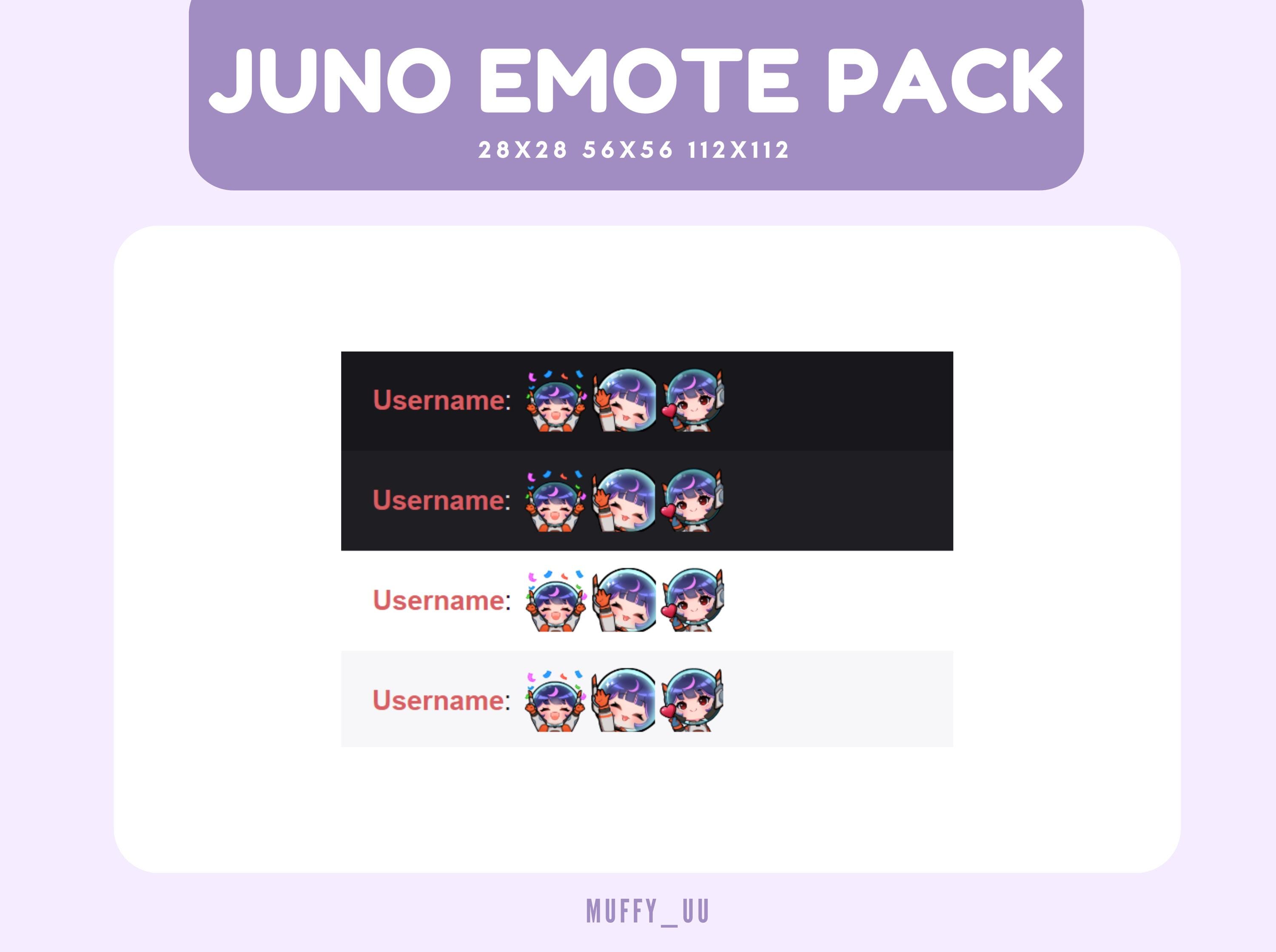 Overwatch Pack Juno Chibi Emotes | for Twitch, Discord, Youtube - Etsy