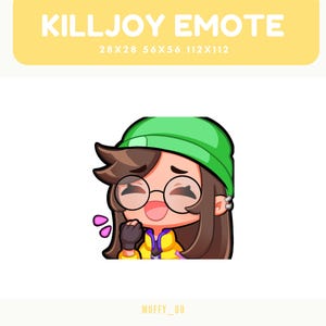 Valorant Killjoy Chibi Emote | for Twitch, Discord, Youtube - Etsy