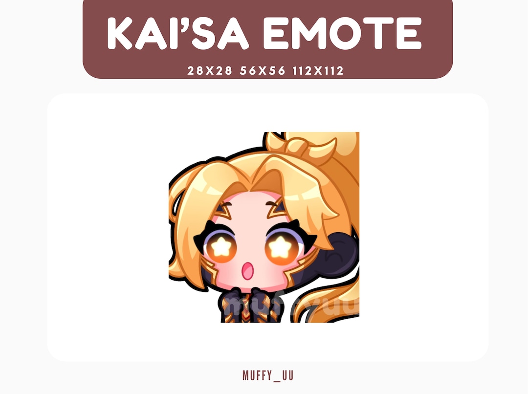 Emote League of Legends Kai'sa Legend Uzi | for Twitch, Discord ...