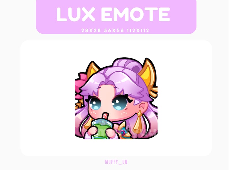 Emote League of Legends Lux Spirit Blossom | for Twitch, Discord ...