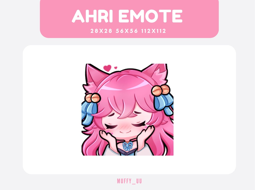 Ahri / League of Legends Emote | for Twitch, Discord, Youtube - Etsy