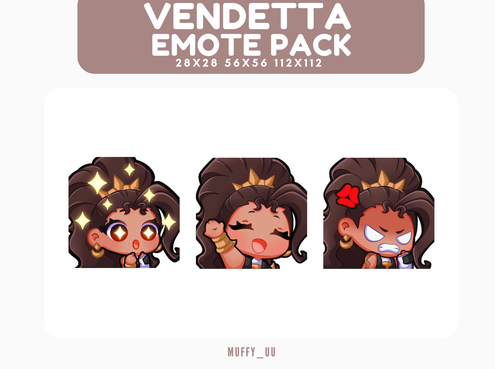 Overwatch Pack Vendetta Chibi Emotes | for Twitch, Discord, Youtube - Etsy