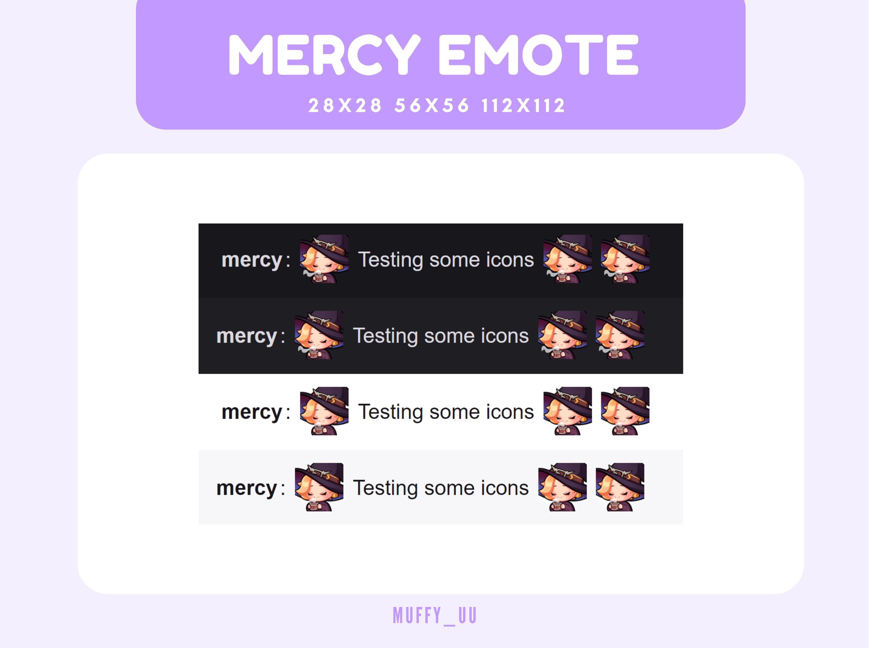 Overwatch Mercy Chibi Witch Emote | for Twitch, Discord, Youtube - Etsy