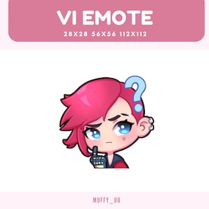 Vi Arcane / League of Legends Emote | for Twitch, Discord, Youtube - Etsy
