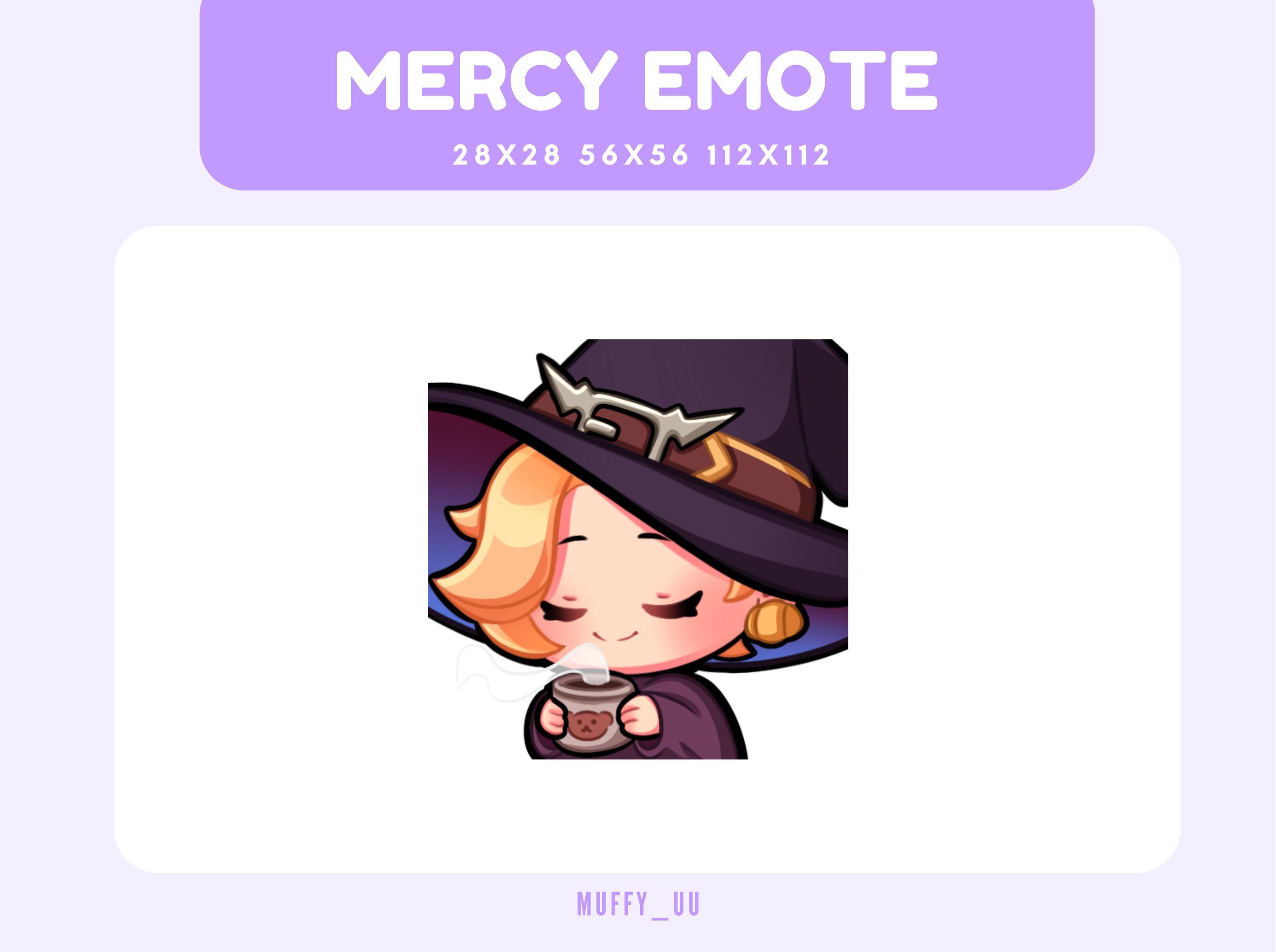 Overwatch Mercy Chibi Witch Emote | for Twitch, Discord, Youtube - Etsy
