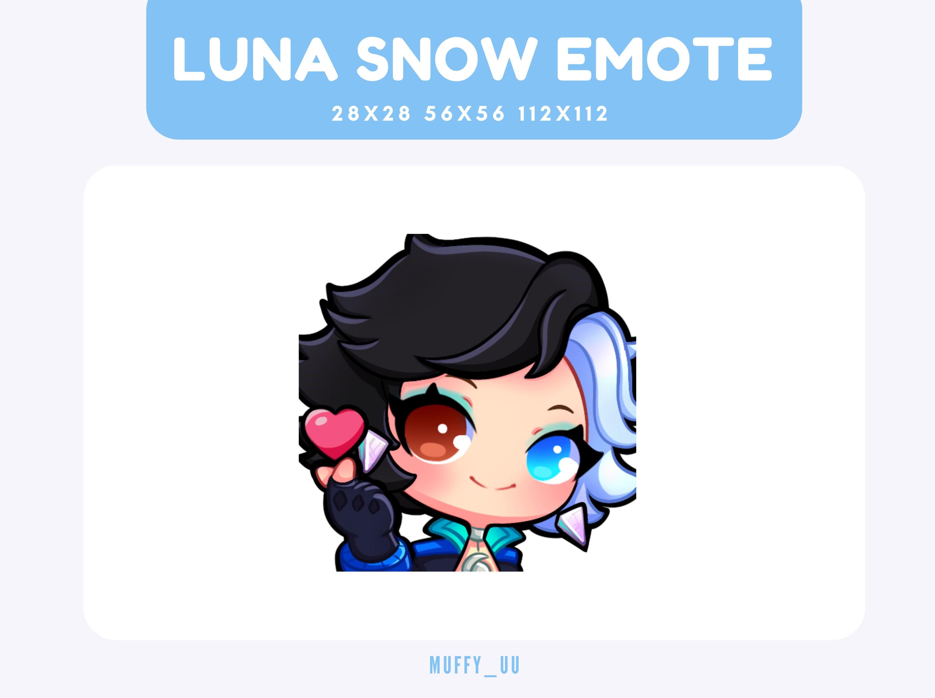 Luna Snow / Marvel Rivals Emote | for Twitch, Discord, Youtube - Etsy