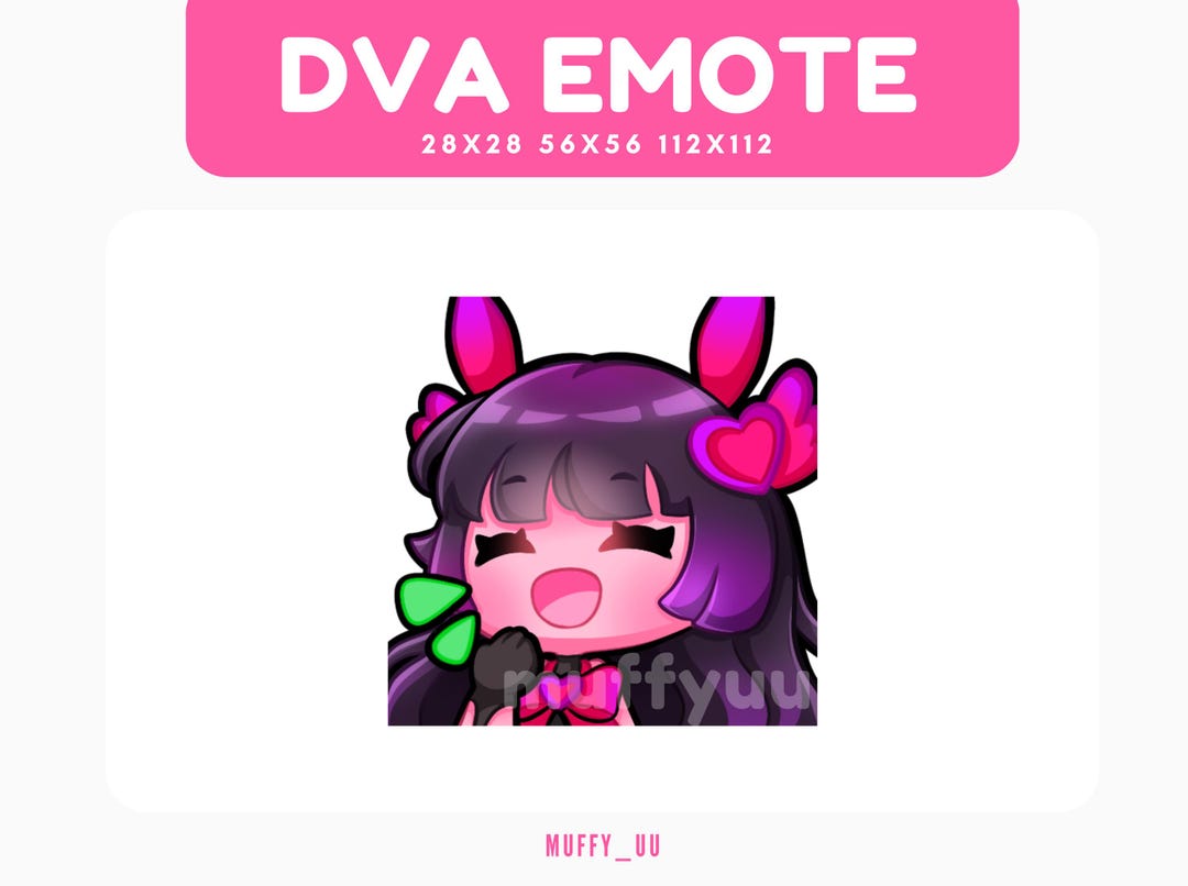 Emote Overwatch 2 Dokiwatch Dva | for Twitch, Discord, Youtube - Etsy