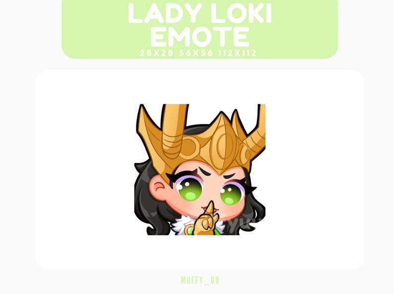 Lady Loki / Marvel Rivals Emote | for Twitch, Discord, Youtube - Etsy