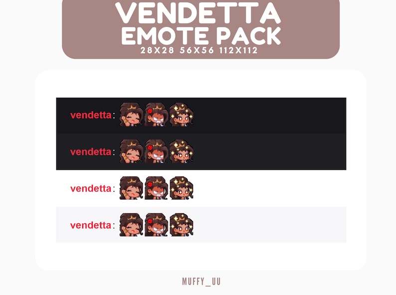Overwatch Pack Vendetta Chibi Emotes | for Twitch, Discord, Youtube - Etsy