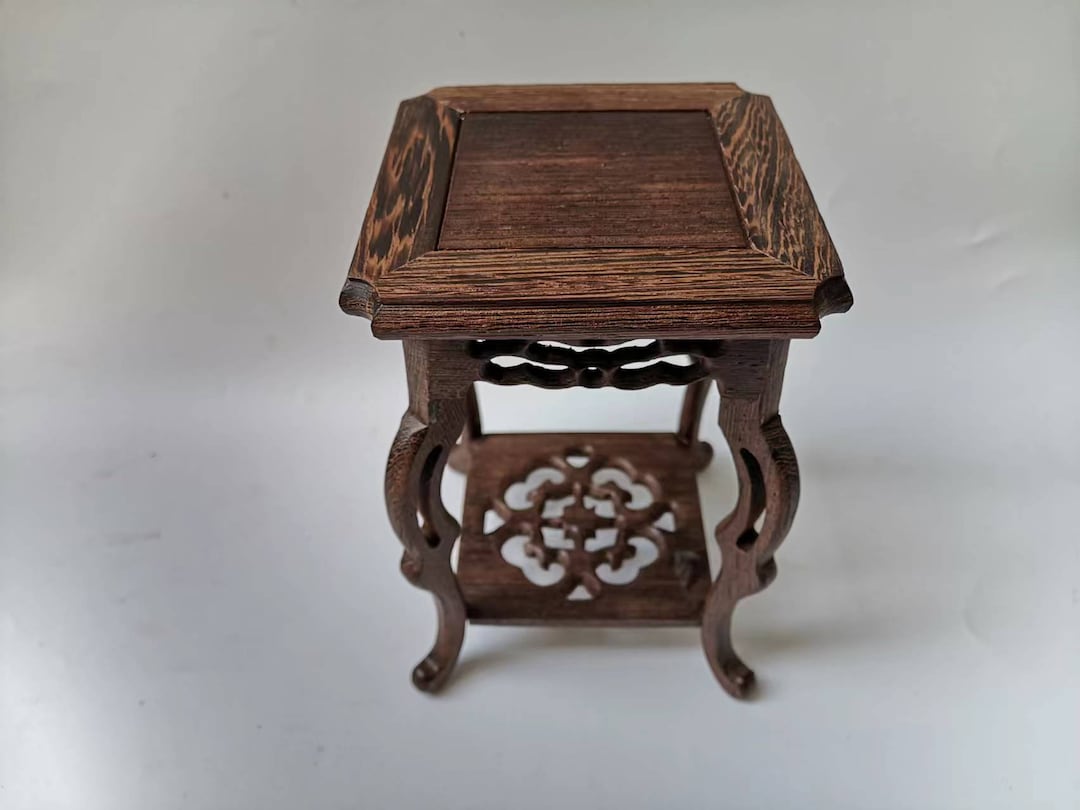 Solid Wood Base, Display Stand for Vase Bottle Tea Potwooden Stand ...