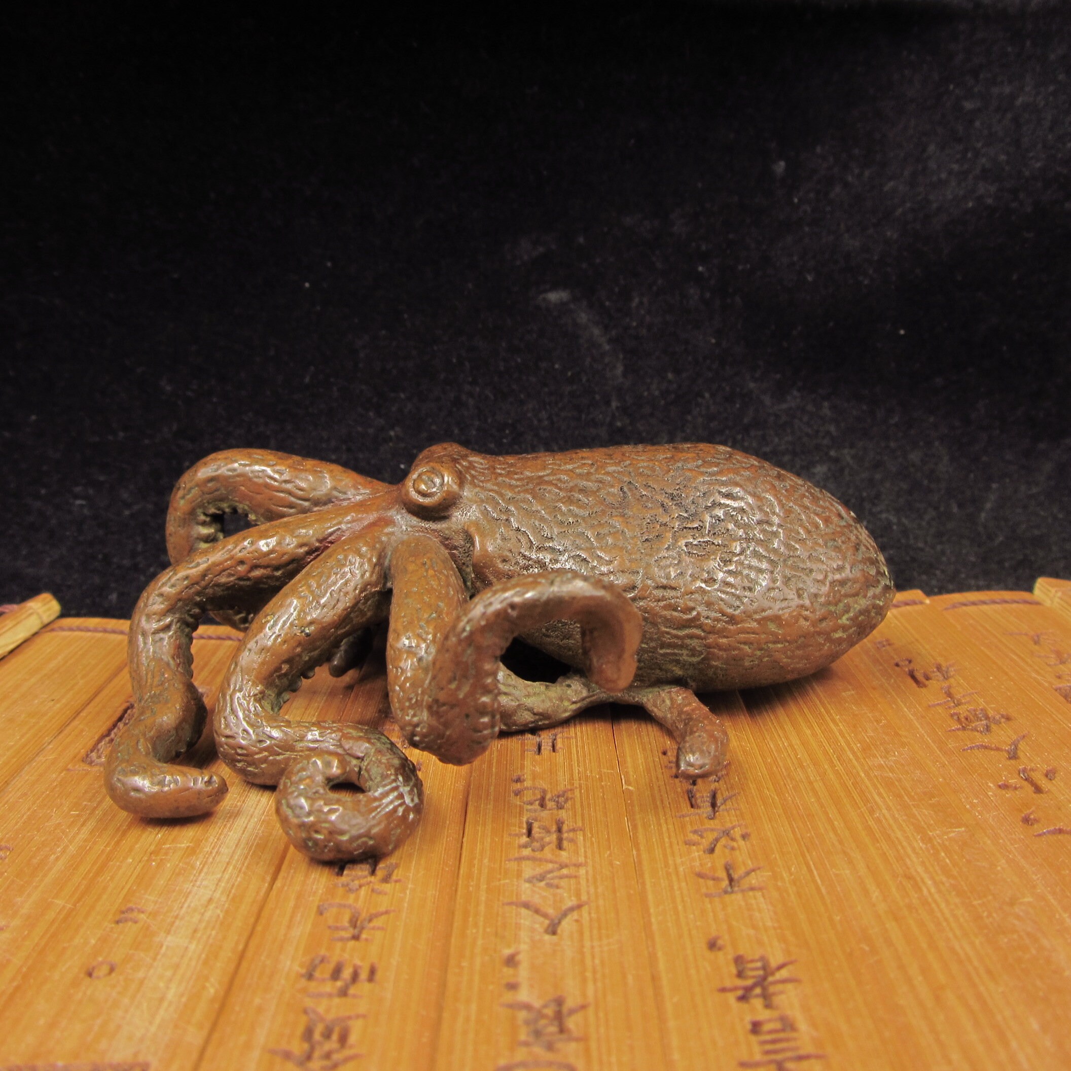 Red Copper Octopus Statuette Tea Pet Table Decor Paper Weight - Etsy
