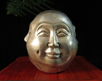 Copper Buddha Head - Etsy