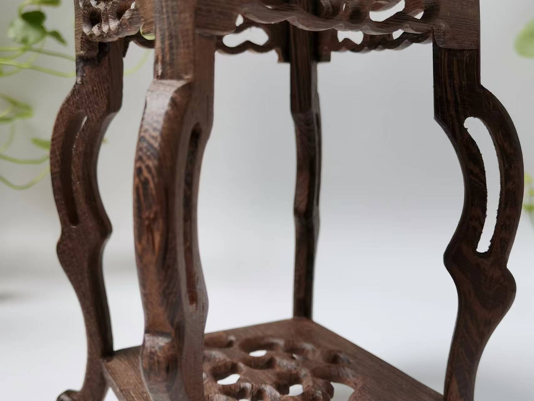 Solid Wood Base Display Stand for Vase Bottle Tea Potwooden - Etsy