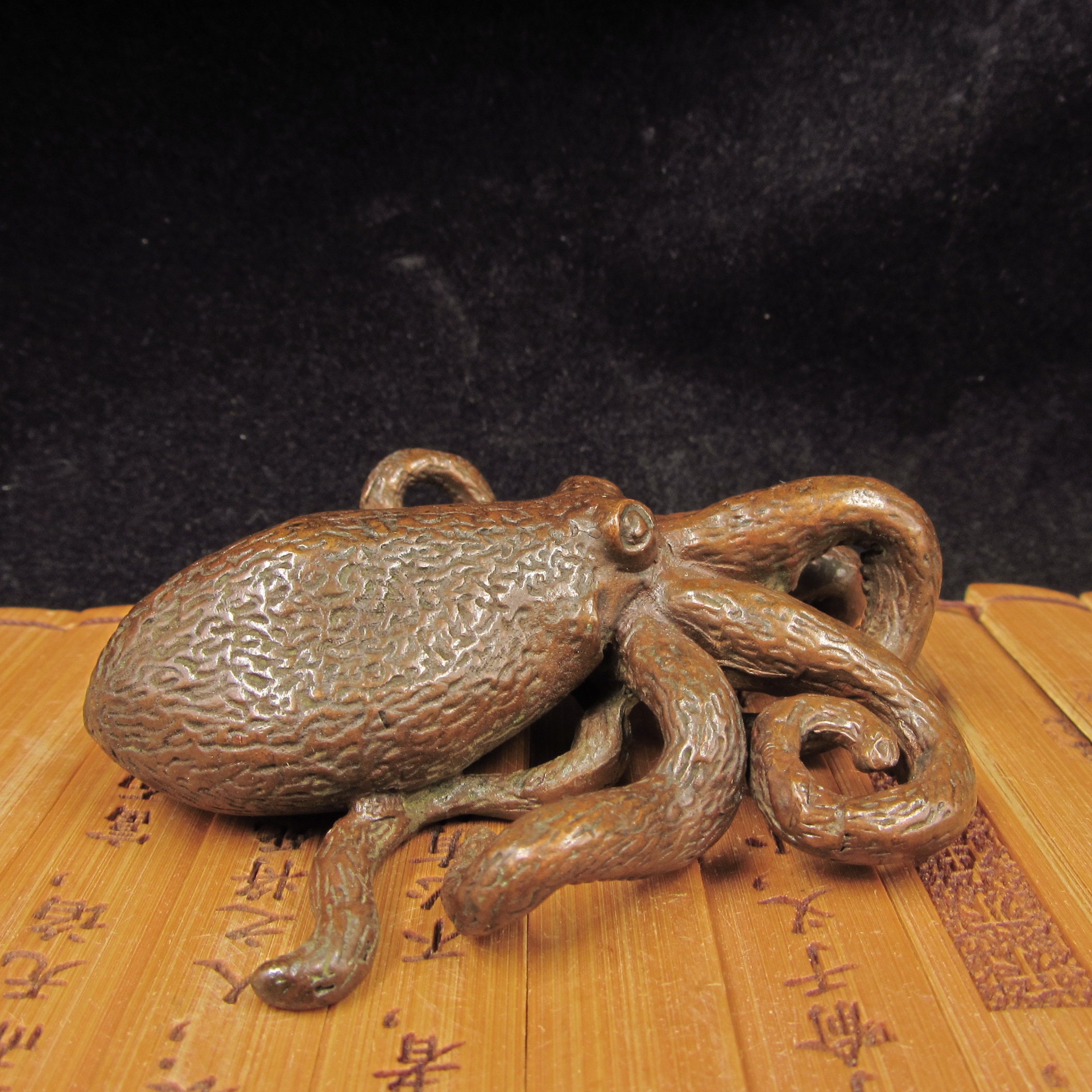 Red Copper Octopus Statuette Tea Pet Table Decor Paper Weight - Etsy
