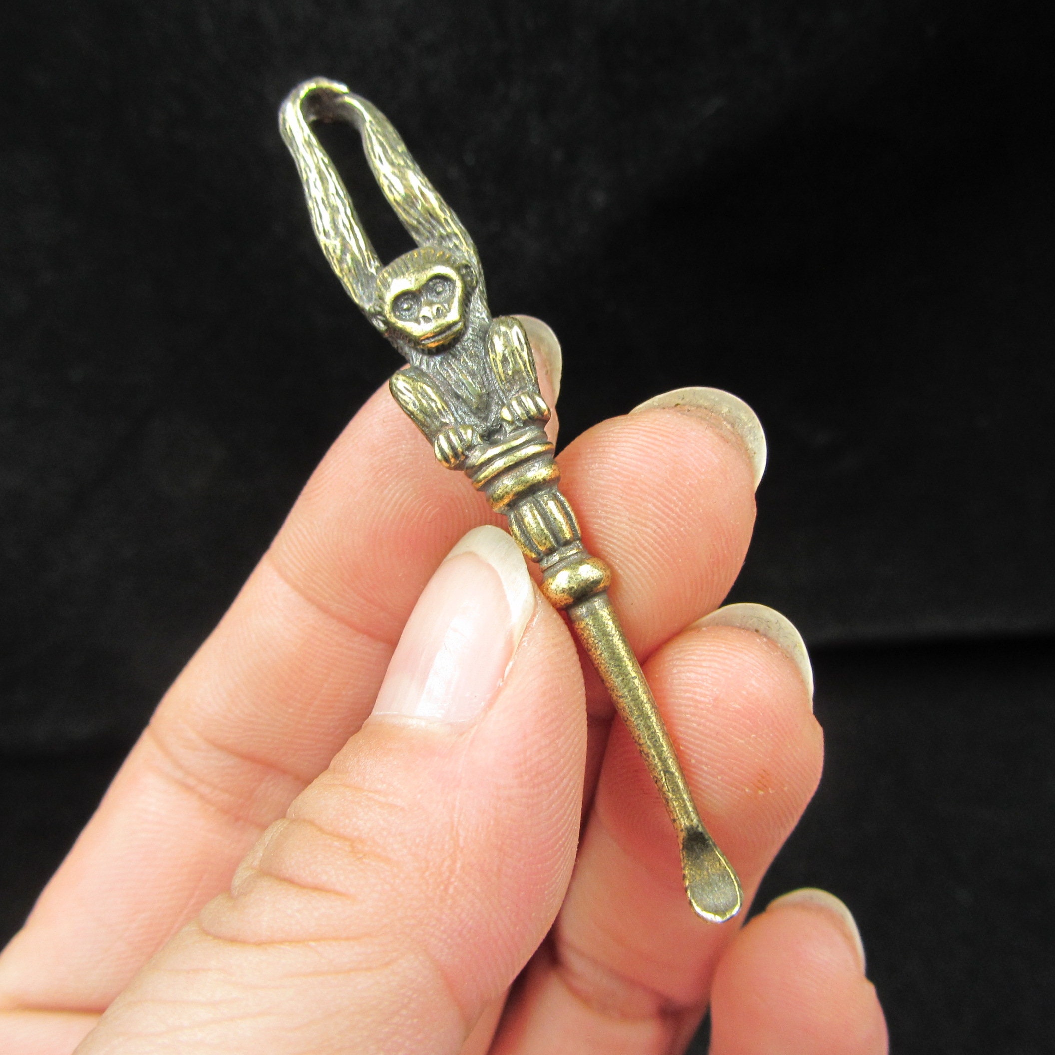Monkey Snuff Spoon - Etsy