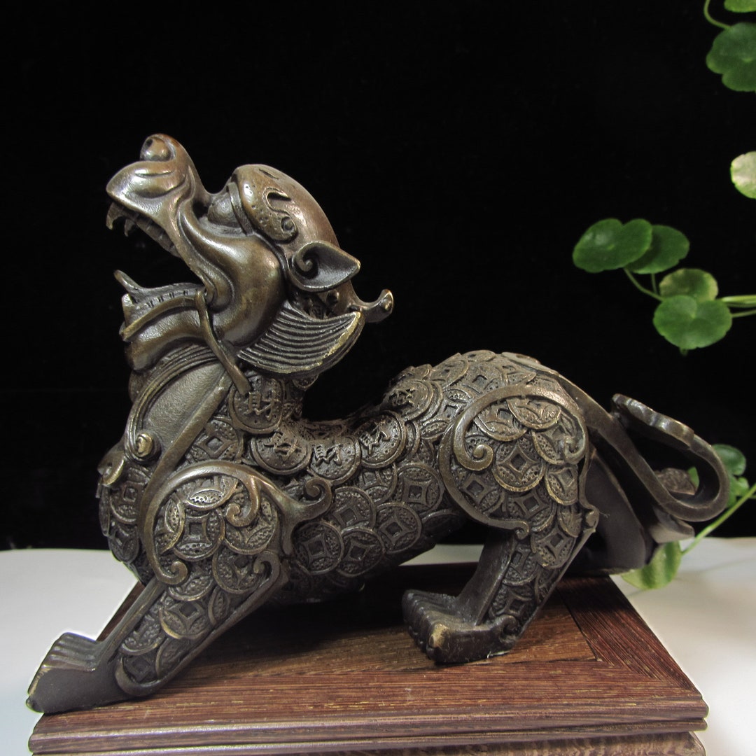 Wealth Dragon Pixiu Beast Statue, Home Feng Shui Blessing Fortune ...