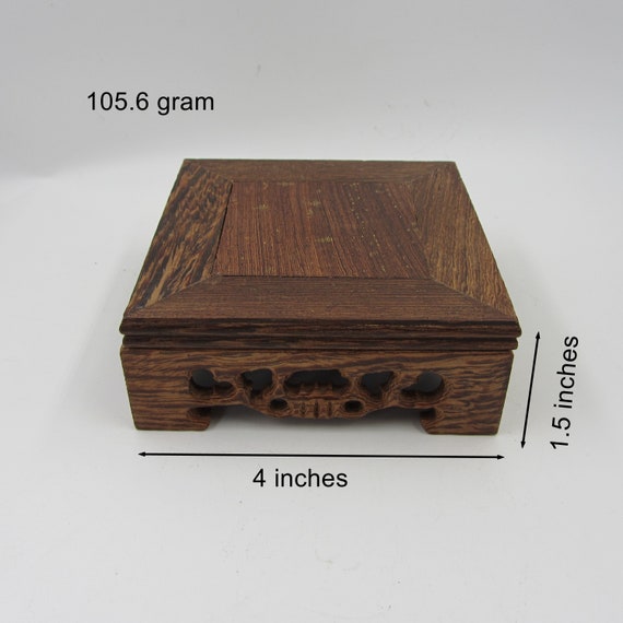 Shelving Display stand For vase bottle teapot wooden stand Shelf Carved ...