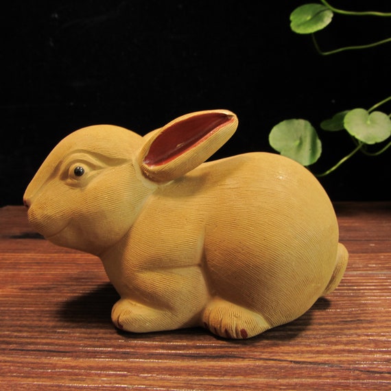 4.1 Inches Long Chinese Clay Rabbit Rabbits Zisha Yixing | Etsy