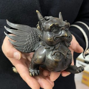 Nepal Buddhist Spread Wings Dapeng Bird Statue, Protection Guardian ...