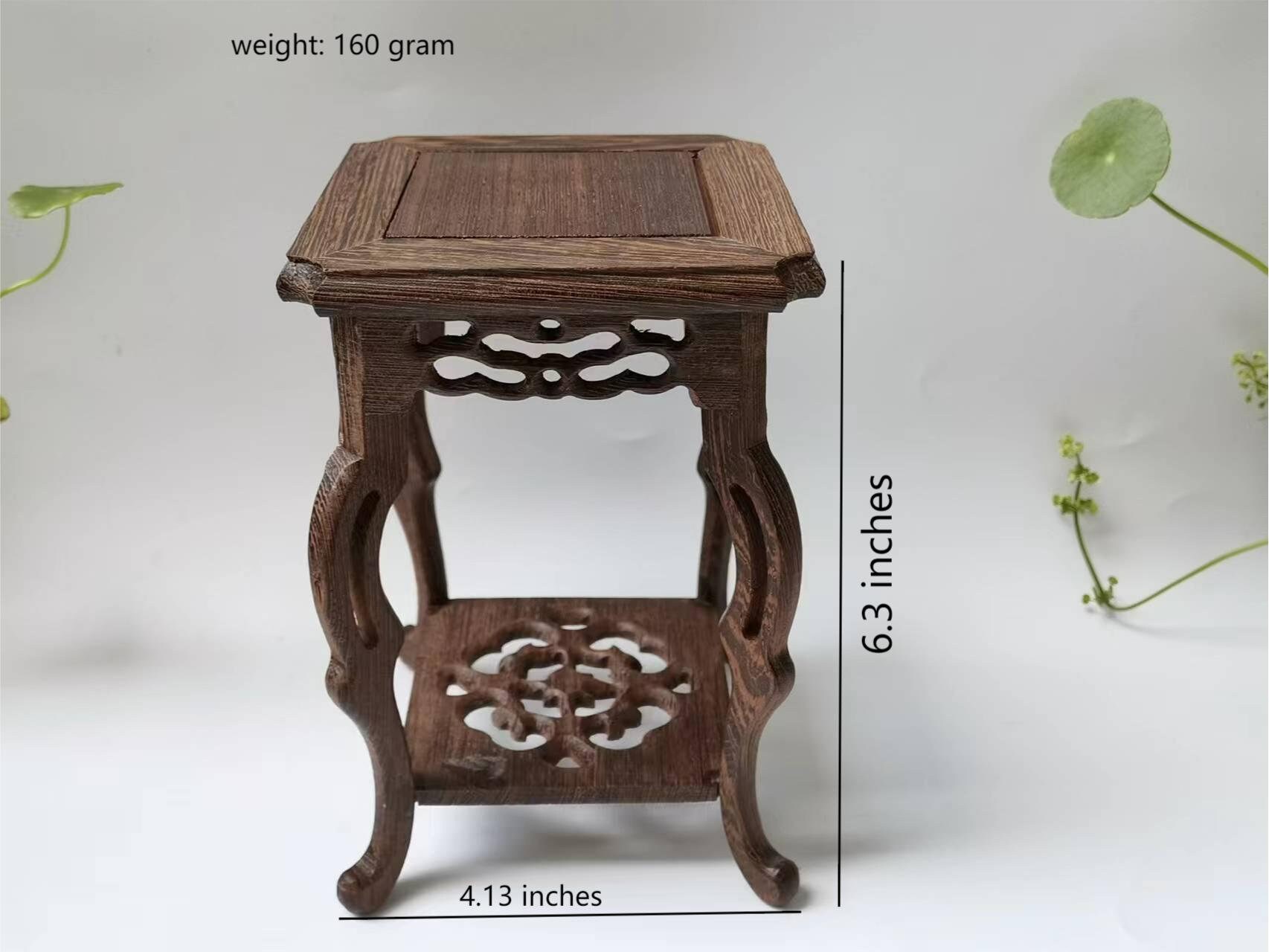 Solid Wood Base Display Stand for Vase Bottle Tea Potwooden - Etsy