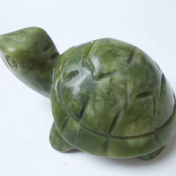 Carved Jade Turtle - Etsy