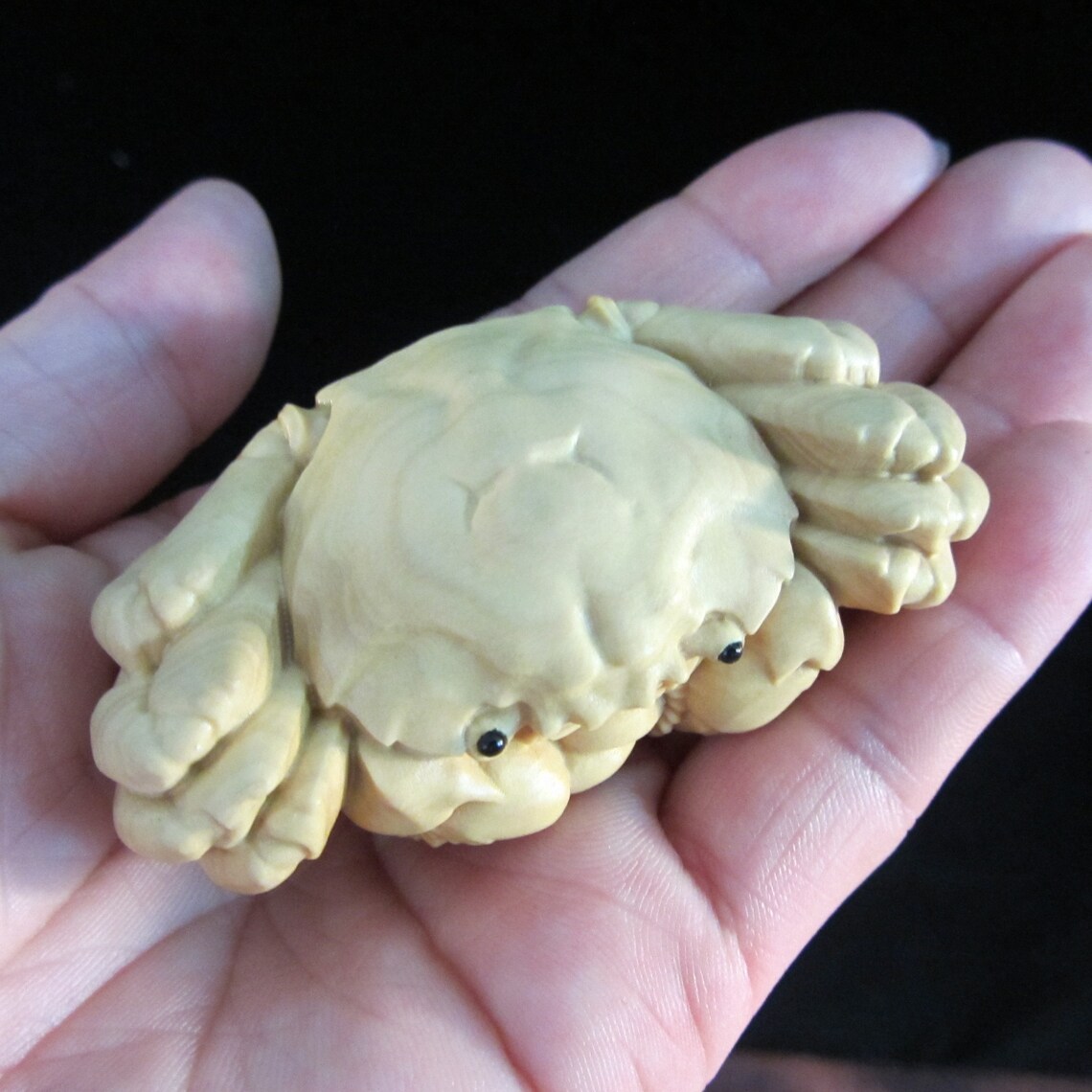Knotted Wood Carving Crab Decor Wall Art Buxus Microphylla - Etsy