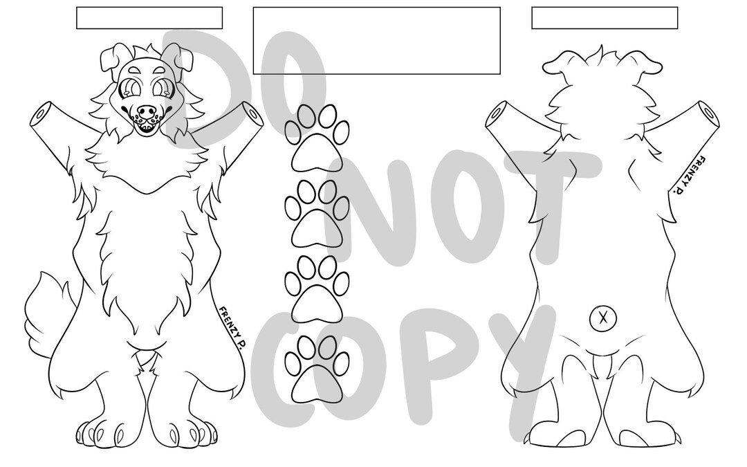 Dog Fursona Reference - Etsy