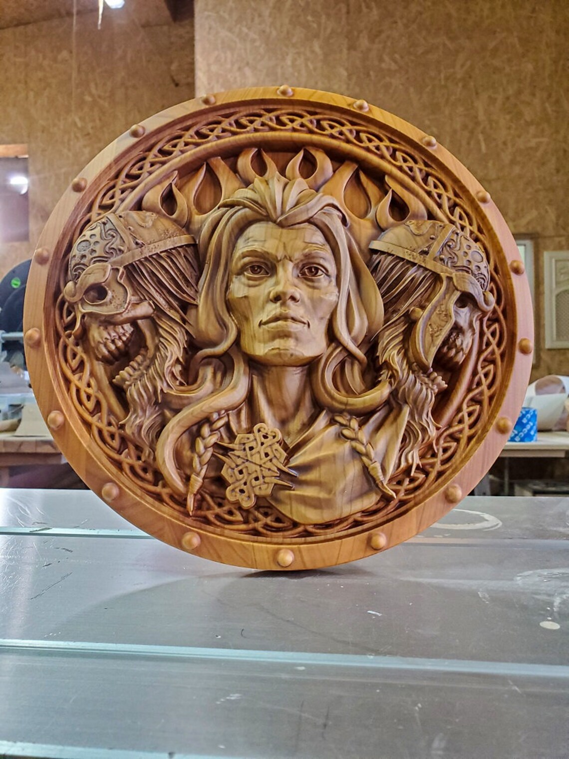 Hell Goddes God Viking Wood Carved Pagan Paganism God - Etsy