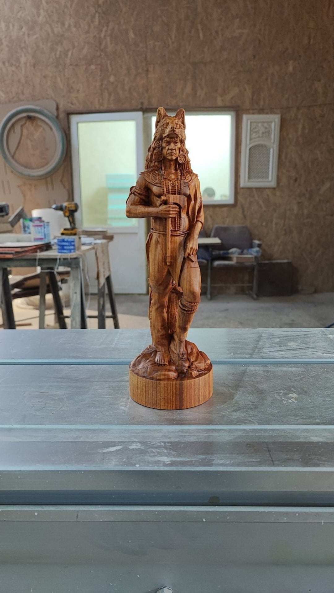 Manitou the Great Spirit Wood Sculpture Wood Carved - Etsy