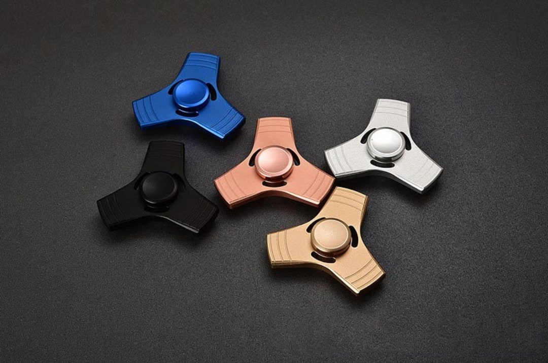 Aluminum Metal Tri-wing Fidget Spinner EDC Focus Finger ADHD - Etsy