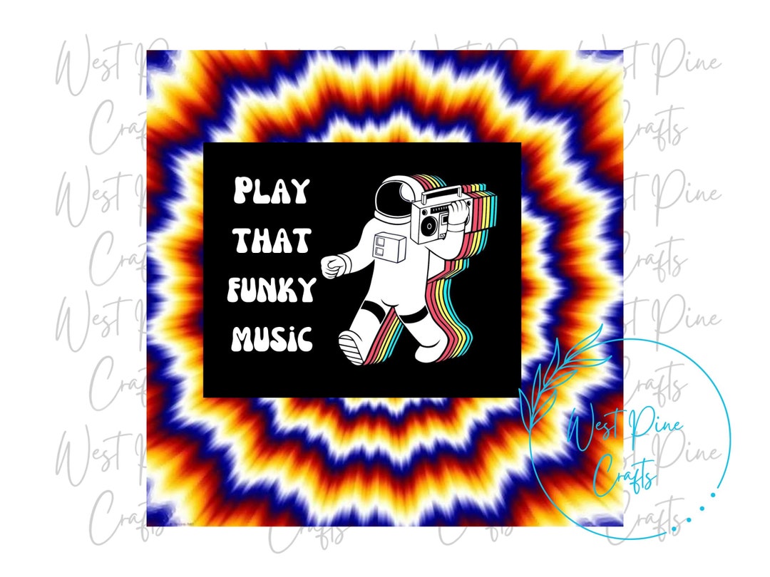 Play That Funky Music PNG Trippy Music PNG Retro - Etsy