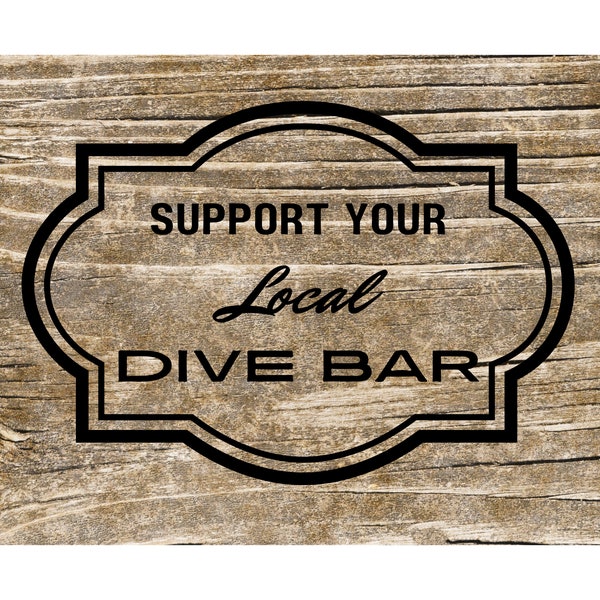 Dive Bar Sign - Etsy
