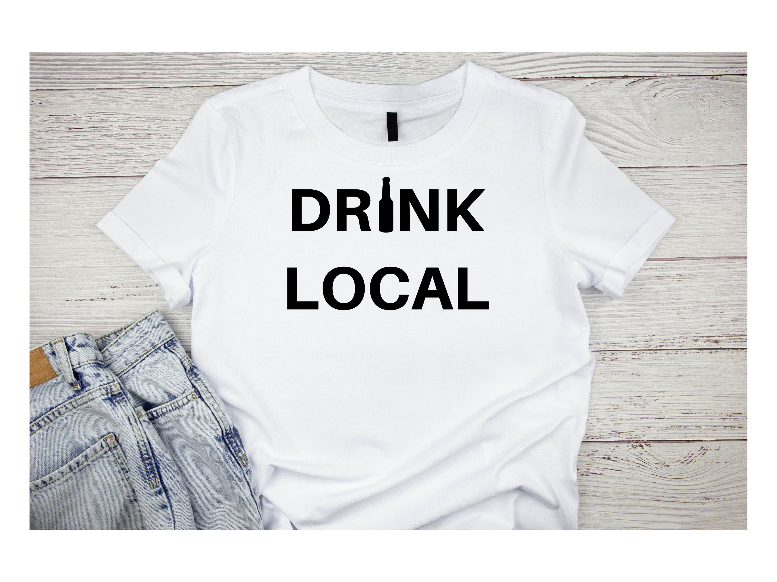 Drink Local SVG | Local Bar SVG | Beer Bottle SVG - Etsy