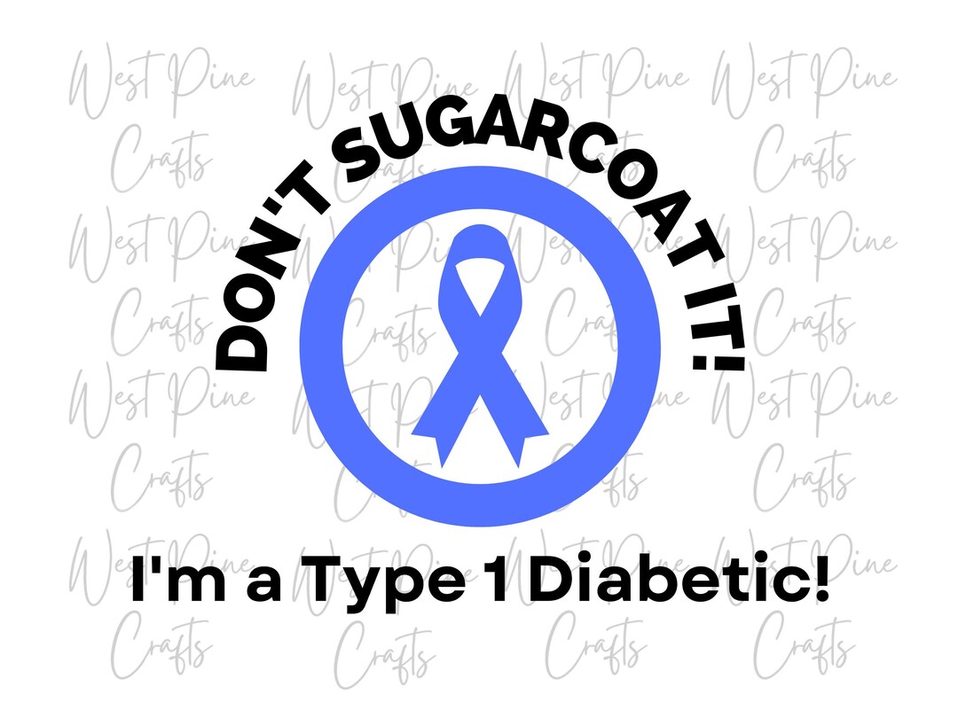 Diabetes SVG Type 1 Diabetes Cut File Funny Diabetes Svg - Etsy