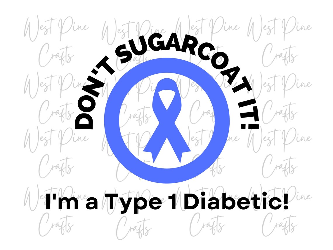 Diabetes SVG Type 1 Diabetes Cut File Funny Diabetes Svg - Etsy