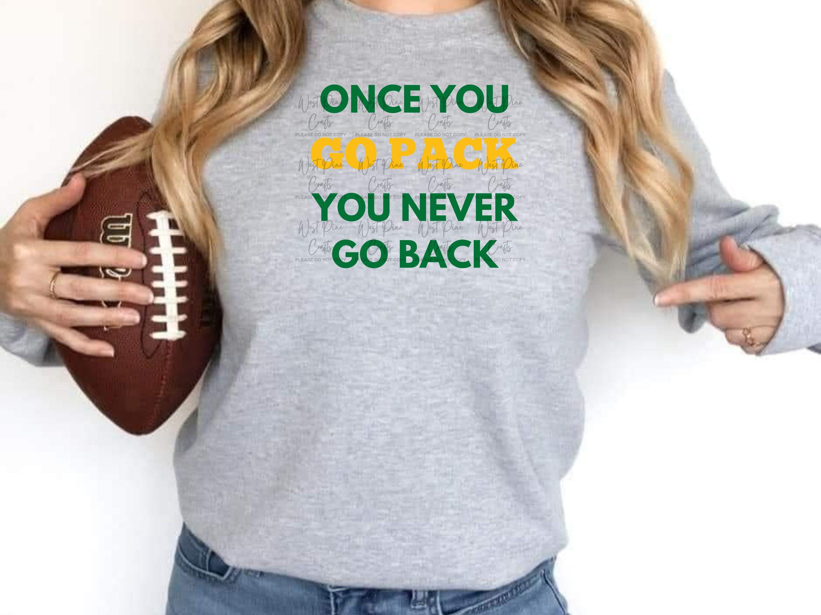 Funny Football Svg Packers Cut File Go Pack Green Bay Svg File DIY ...