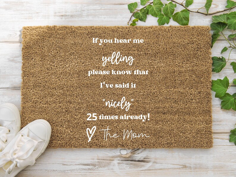 If You Hear Me Yelling Svg | Funny Front Door Sign Cut File | Funny Mom ...