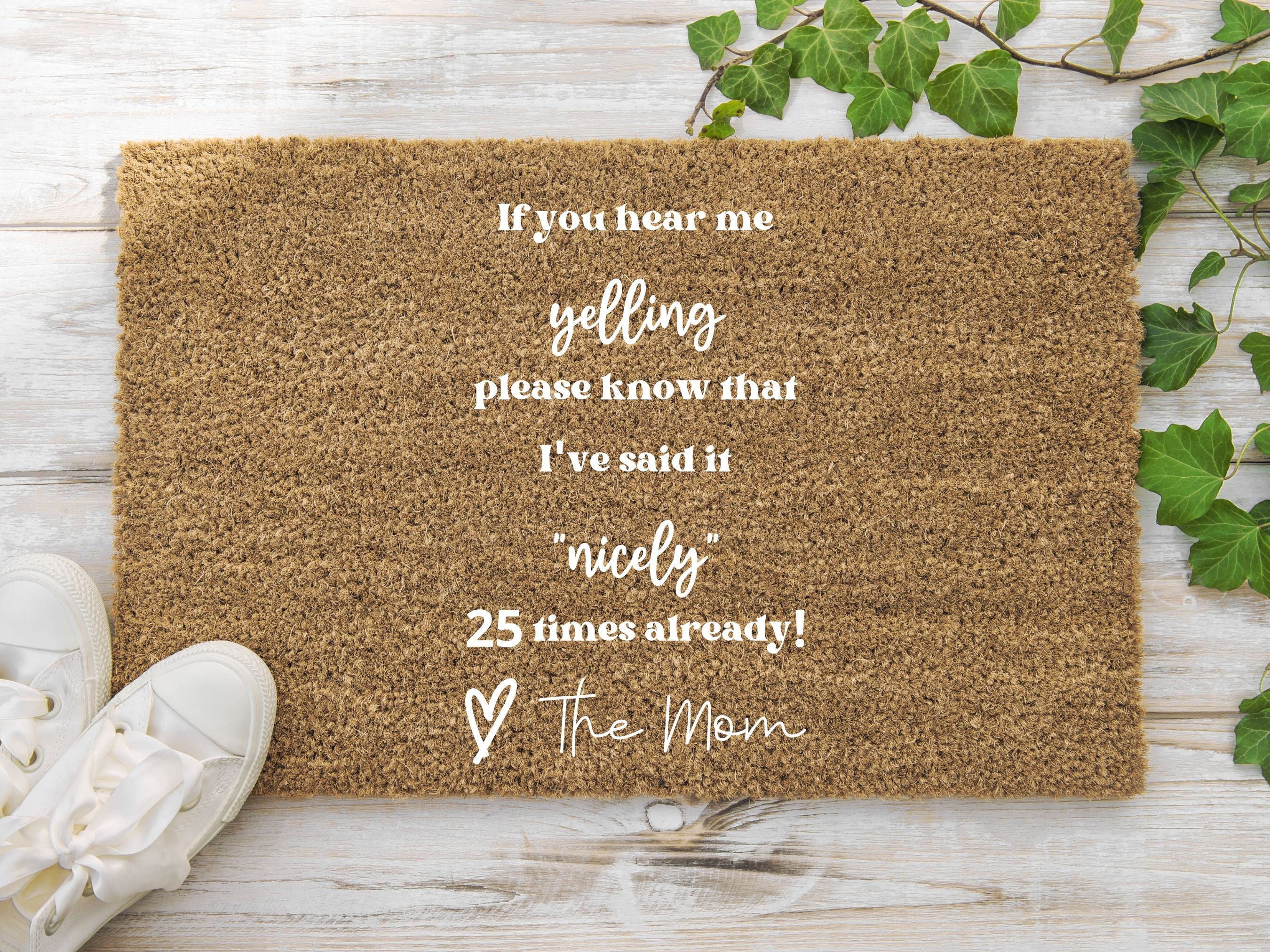 If You Hear Me Yelling Svg | Funny Front Door Sign Cut File | Funny Mom ...