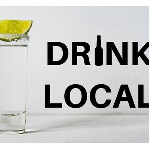 Drink Local SVG | Local Bar SVG | Beer Bottle SVG - Etsy
