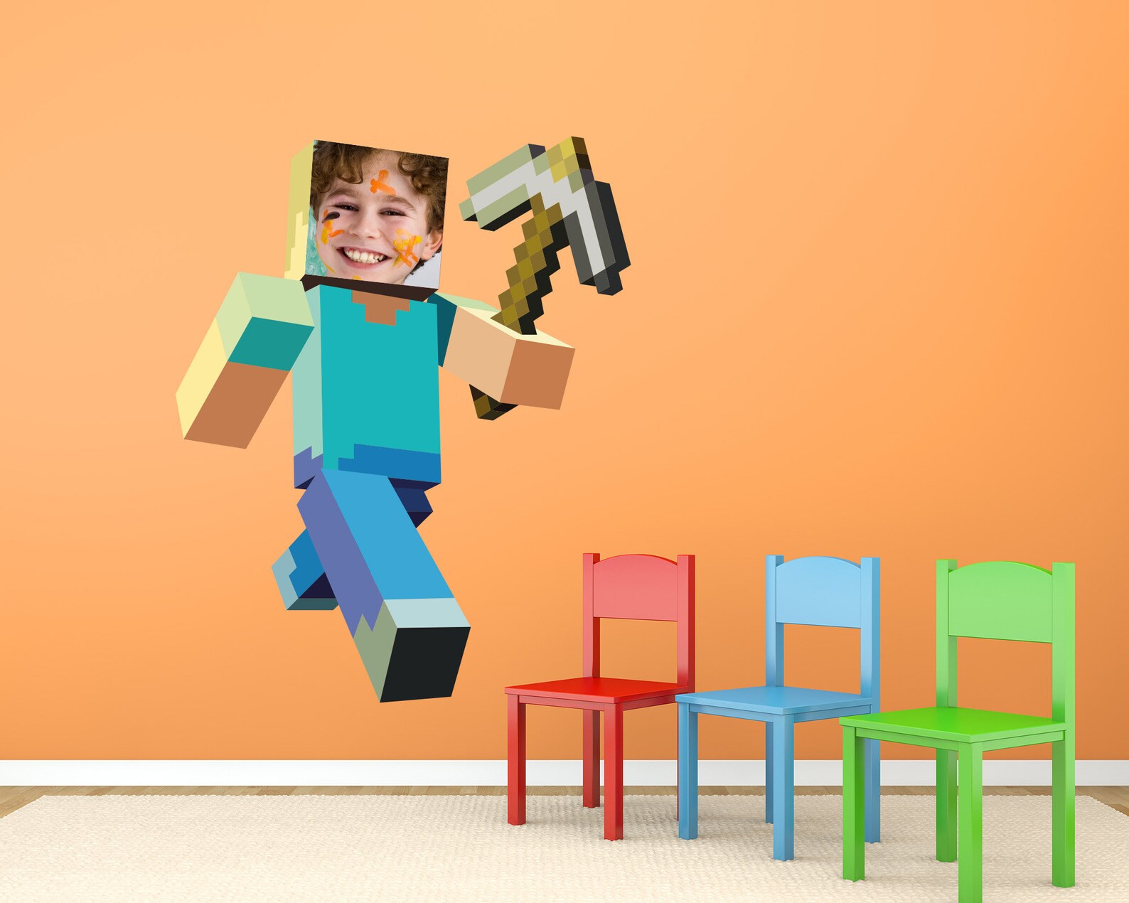 Character Effect Inspired Minecraft Personalised Name Gaming | Etsy