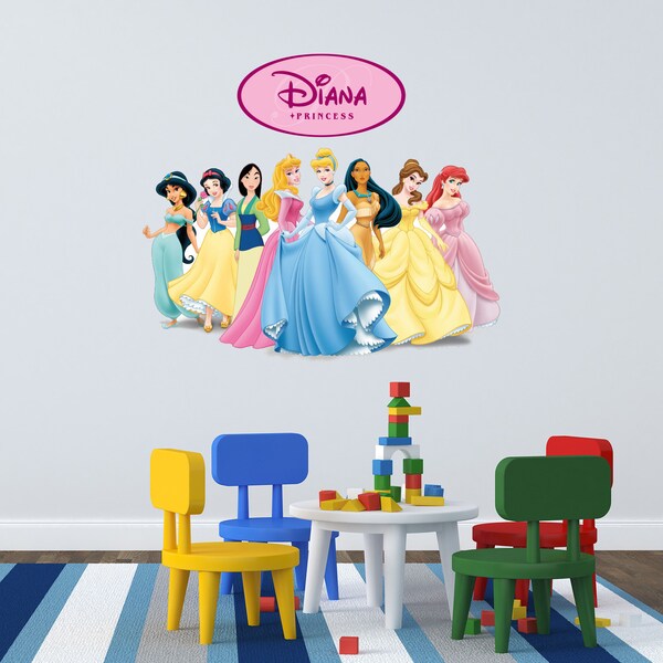 Princess Wall Decals - Etsy UK