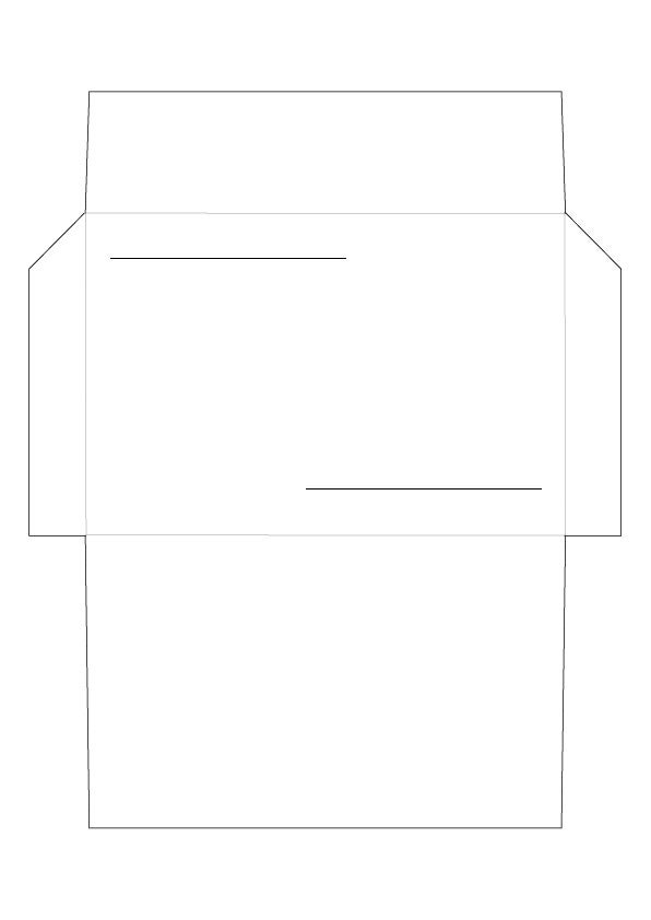 Printable 4x6 Envelope/ Fits A4/ Envelope Template - Etsy