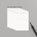 Printable Notes Pad/ Pack of 5/note Template/ Study Note/ Notebook ...