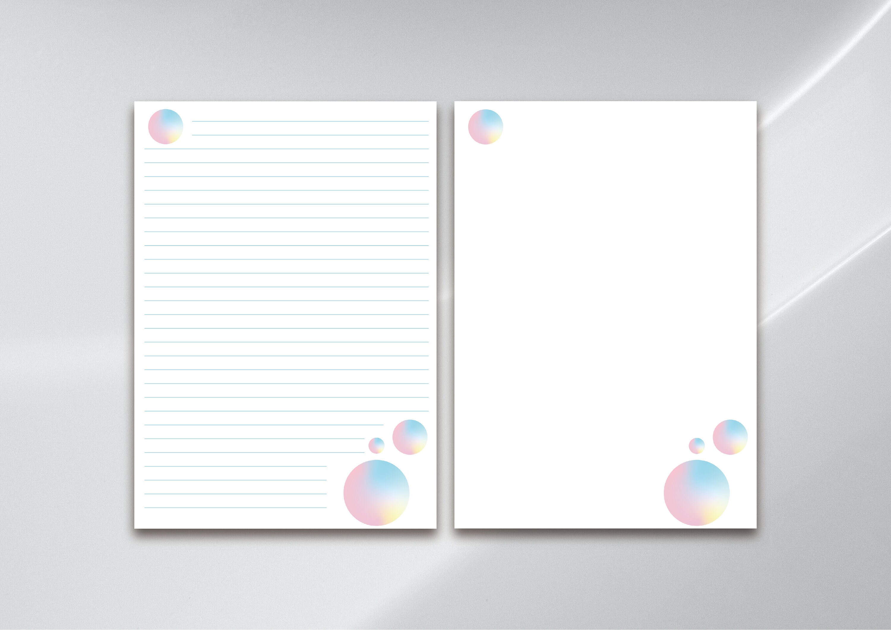 Printable Stationery/ Notes Pad/ Note Template/ Study Note/ Notebook ...