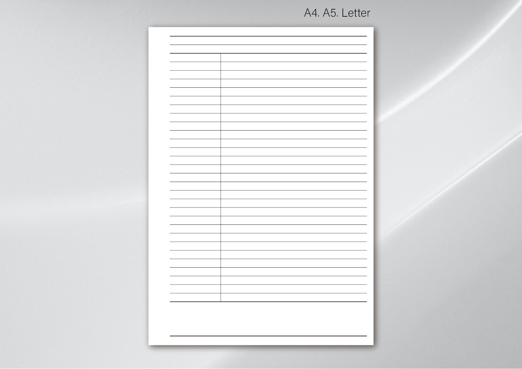 Printable Notes Pad/ Note Template/ Study Note/ Notebook Paper/ Lined ...